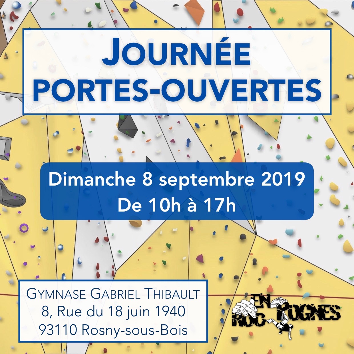 Journée portes-ouvertes 2019 – Roc en pognes – Club d'escalade à Rosny ...